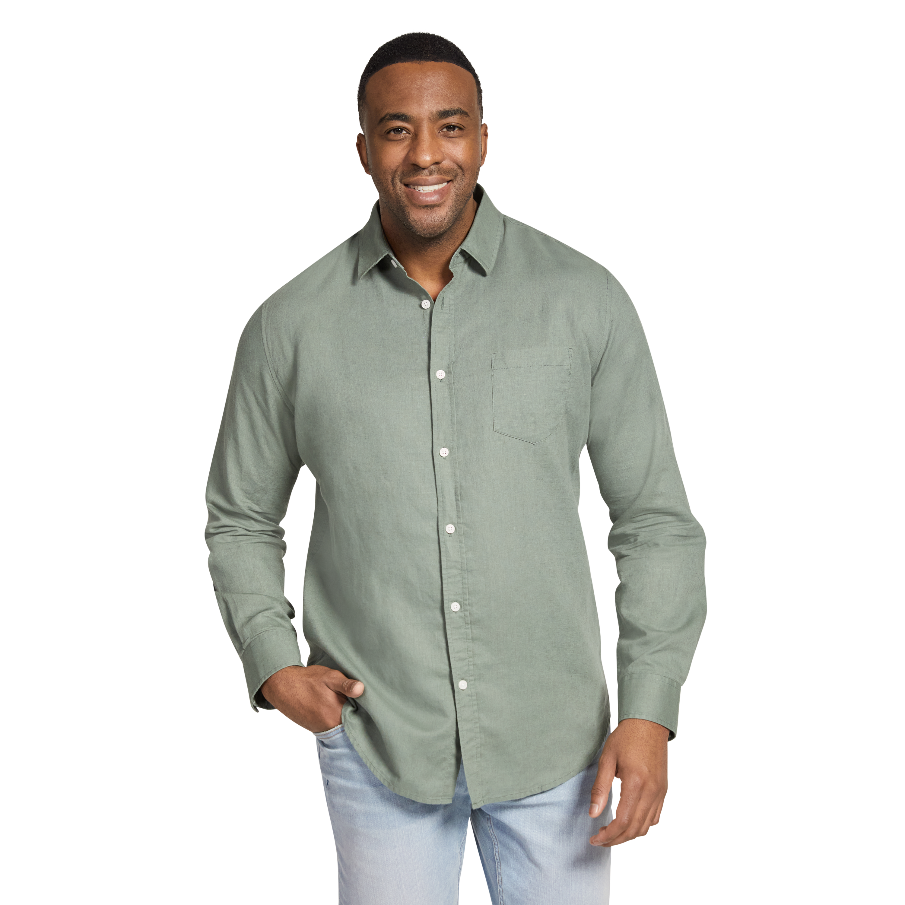 Fern Anders Linen Shirt | Men's Tops | Johnny Bigg AU