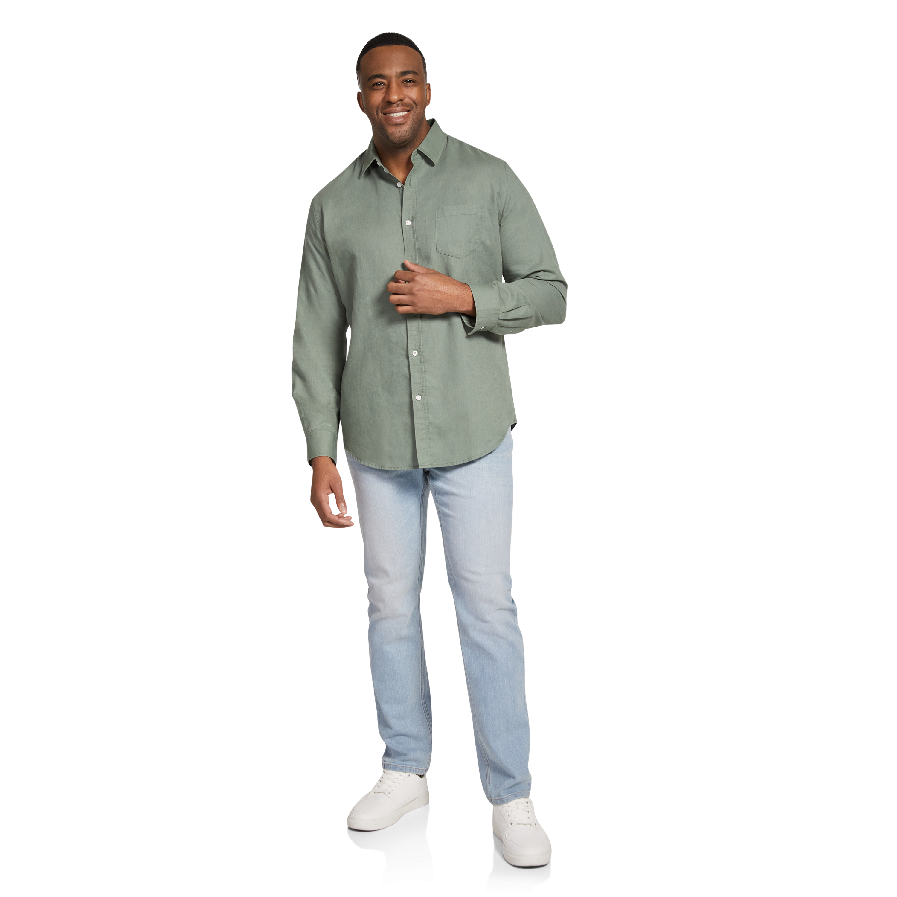 Fern Anders Linen Shirt | Men's Tops | Johnny Bigg AU