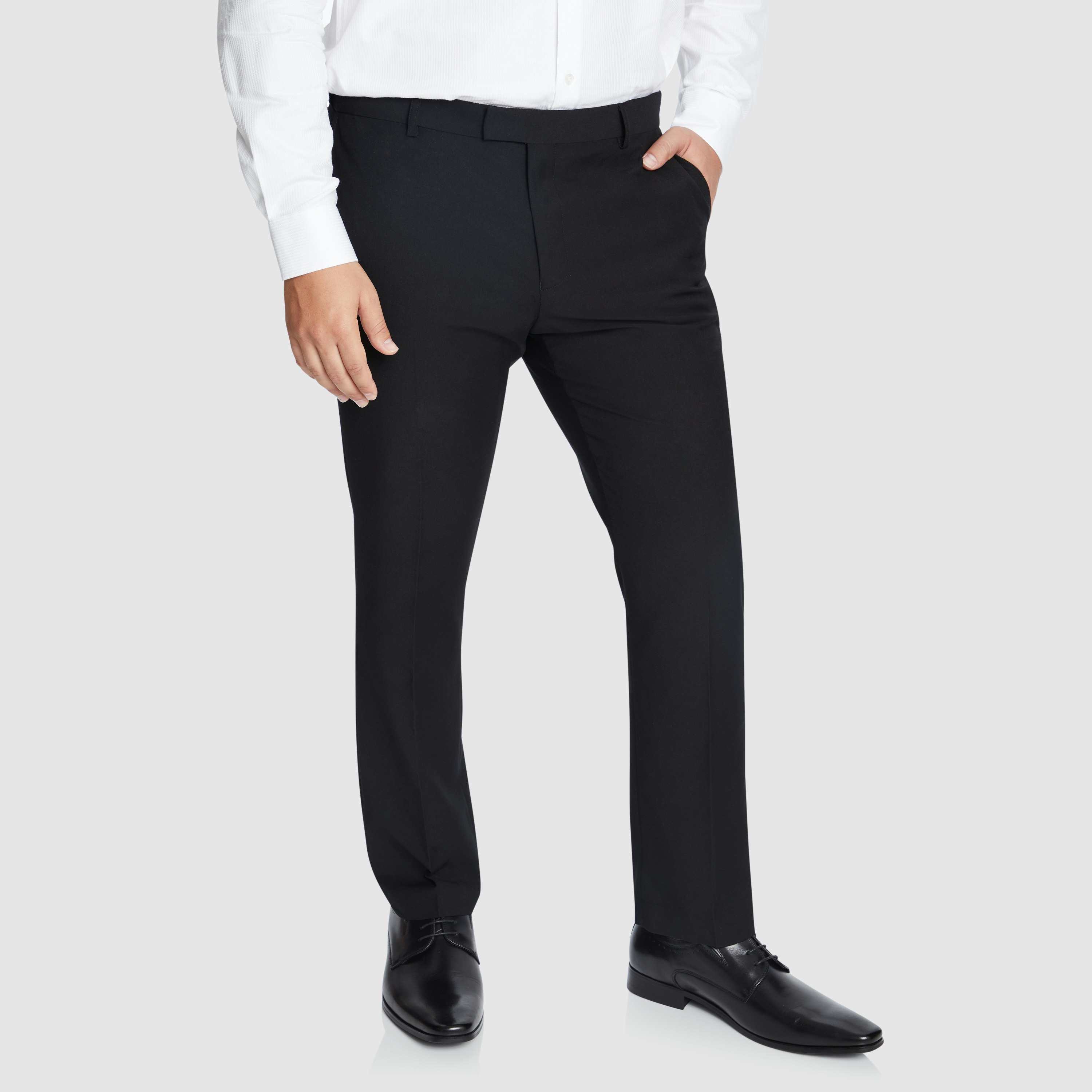 Black Raymond Slim Elastic Pant | Men's Bottom | Johnny Bigg AU