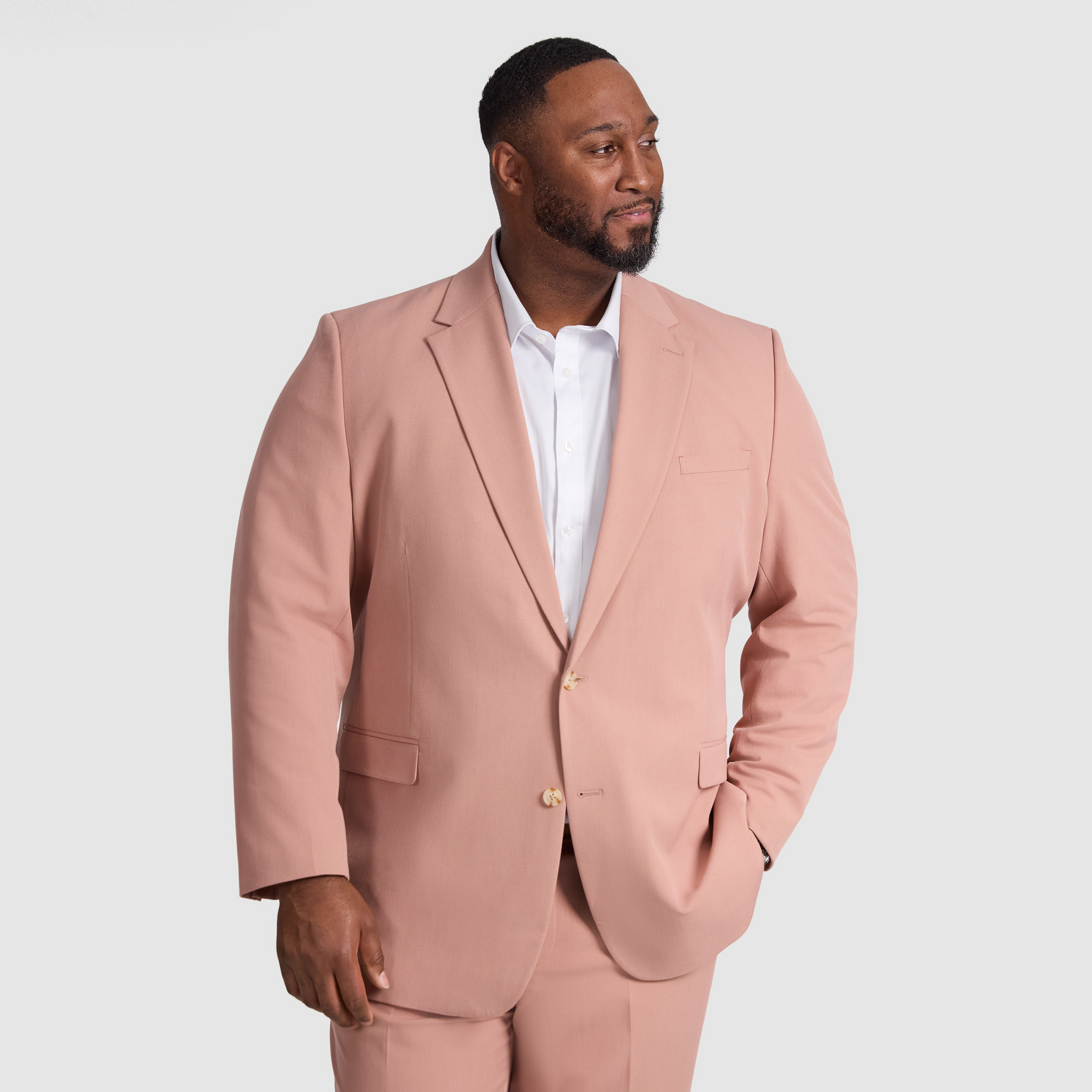 TANNER STETCH PEACH FULL SUIT
