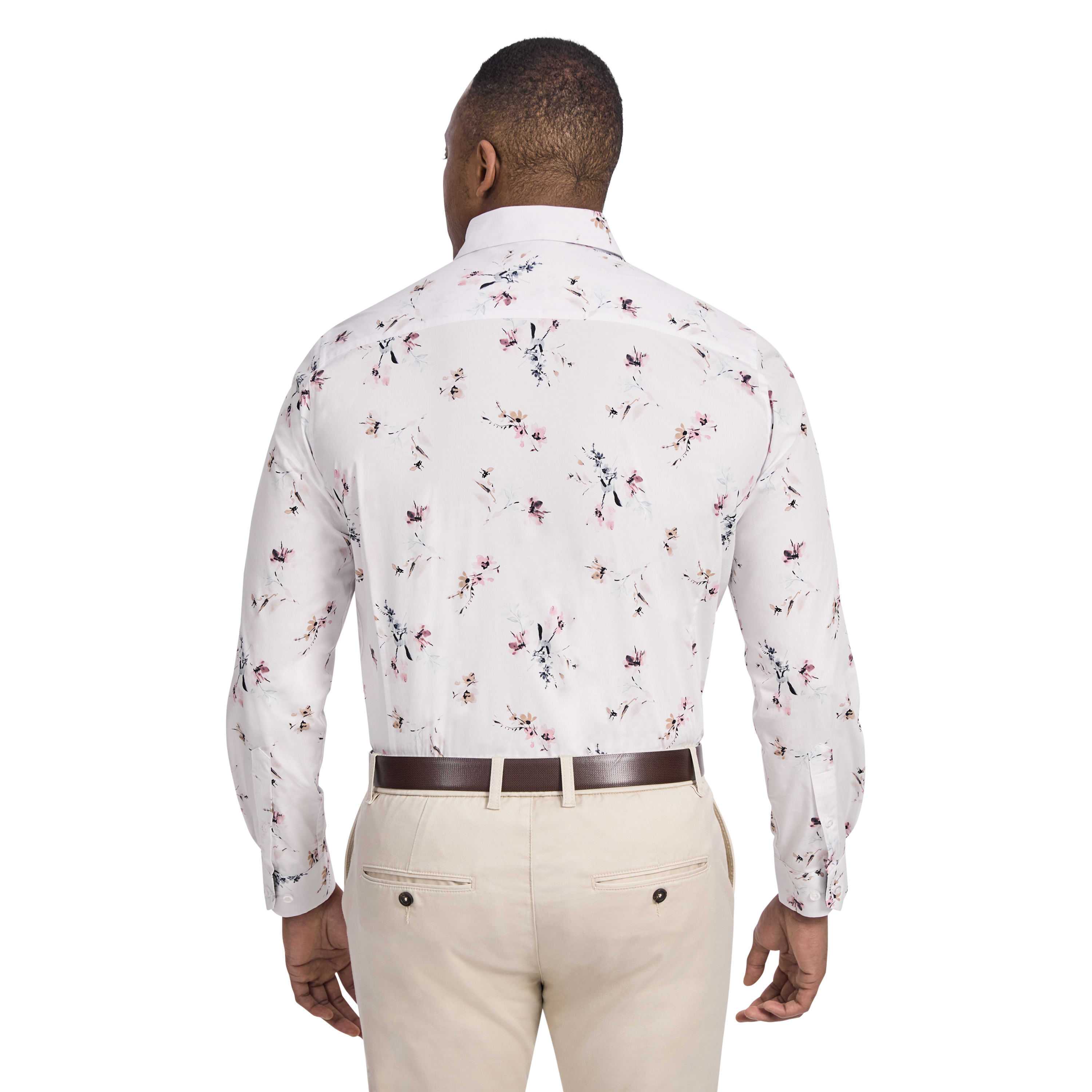 Rose Drake Floral Stretch Shirt | Men's Tops | Johnny Bigg AU