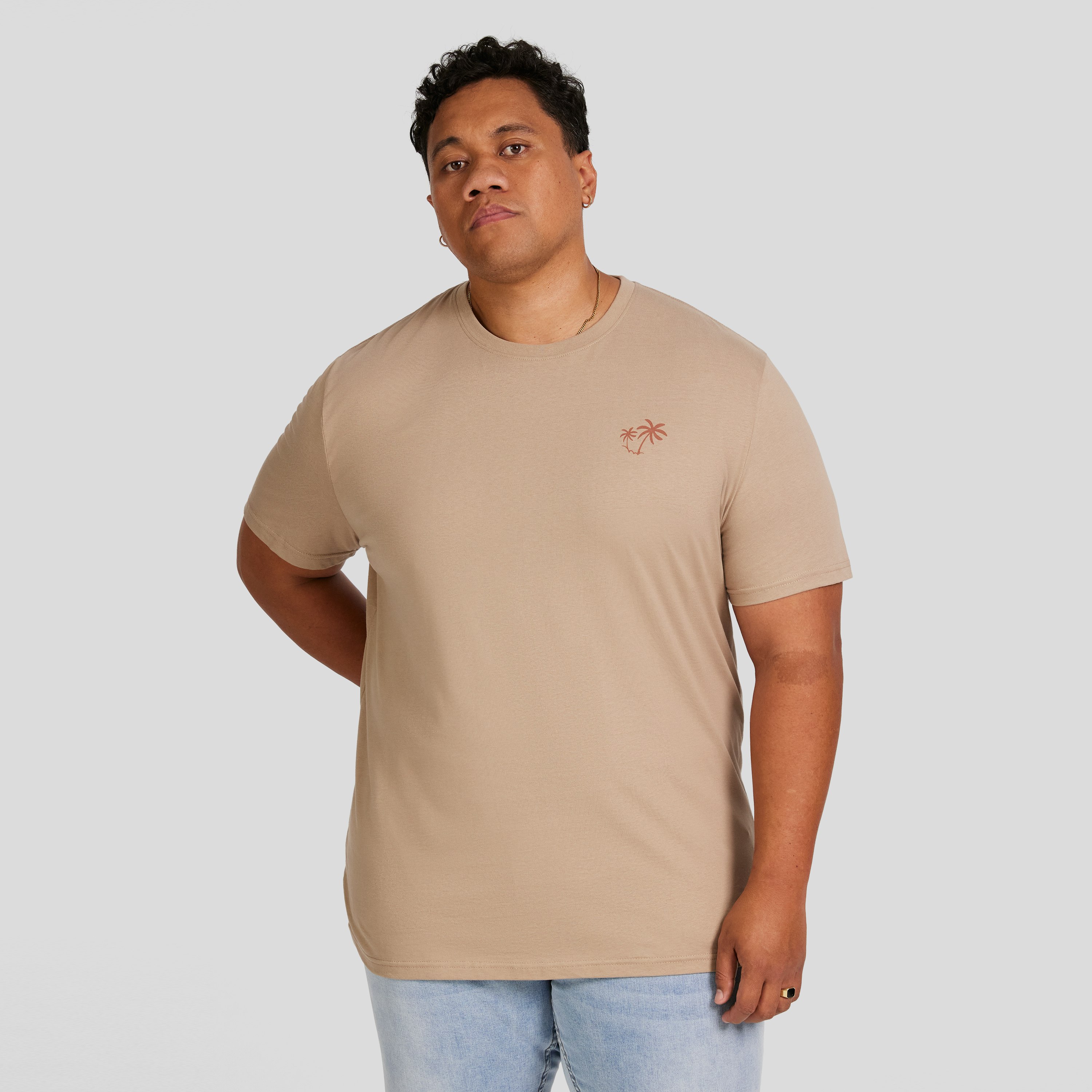 Biscuit Byron Crew Neck Tee | Men's Tops | Johnny Bigg AU