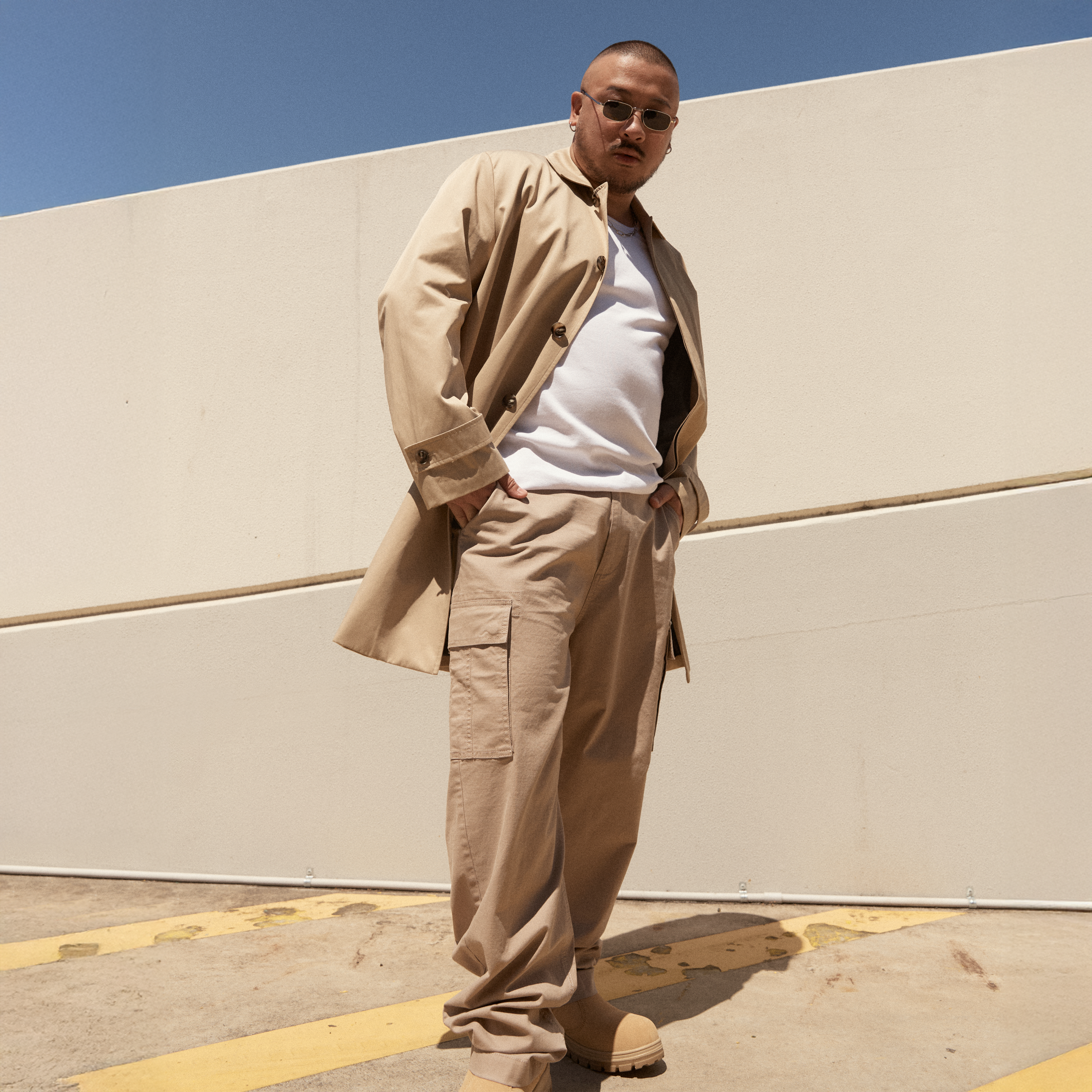 Sand Jones Mac Coat | Men's Tops | Johnny Bigg AU