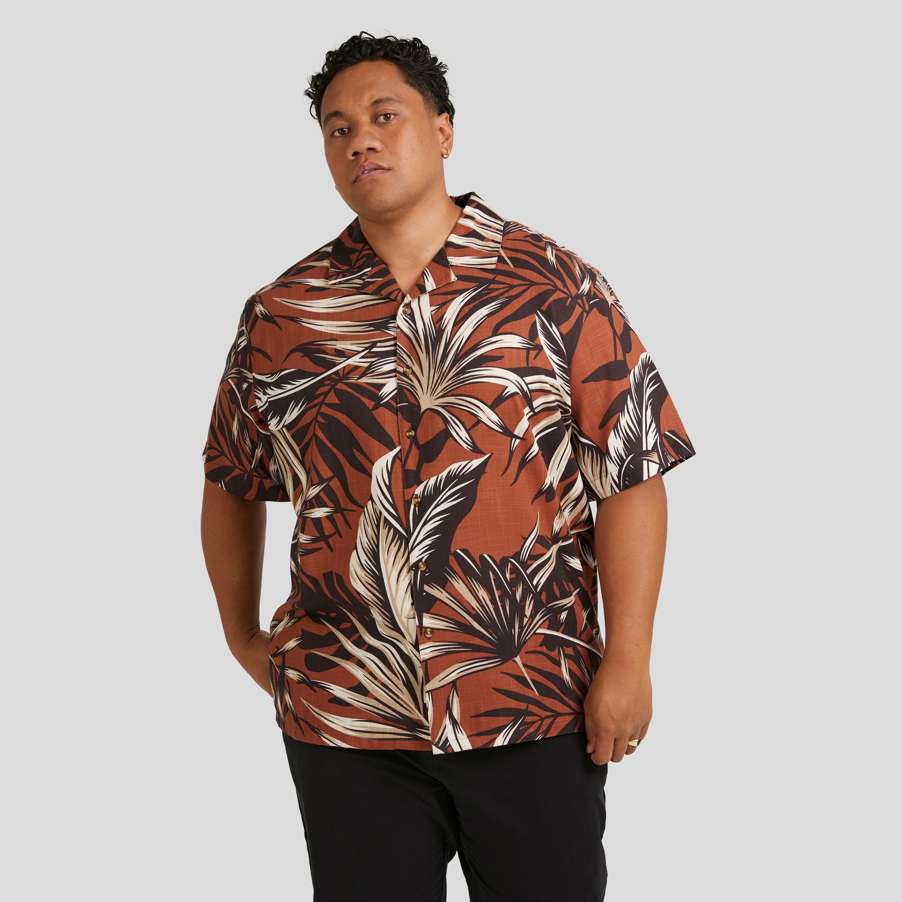 Black Shadows Relaxed Fit Shirt | Men's Tops | Johnny Bigg AU