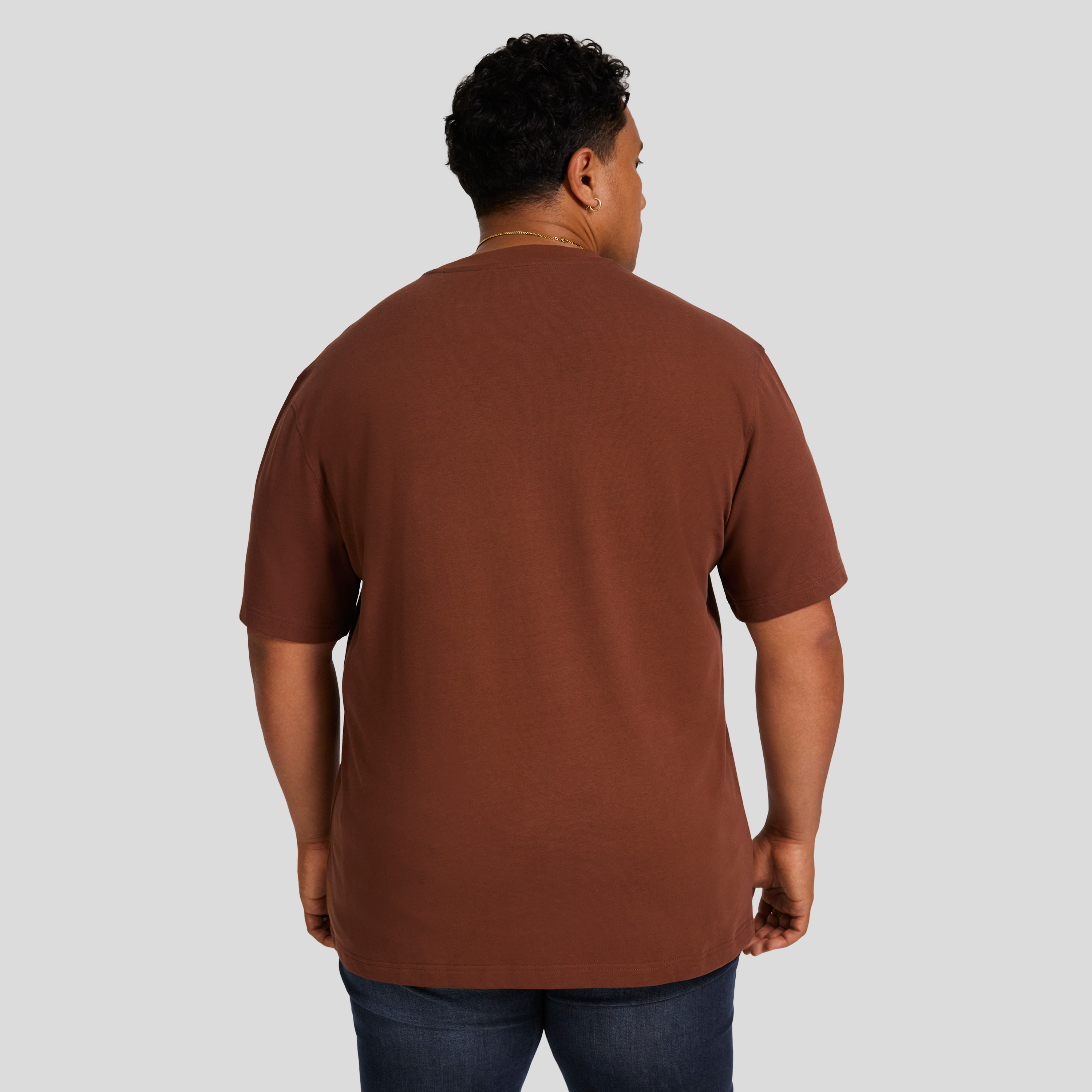 Chestnut Classic Heavy Weight Tee | Men's Tops | Johnny Bigg AU