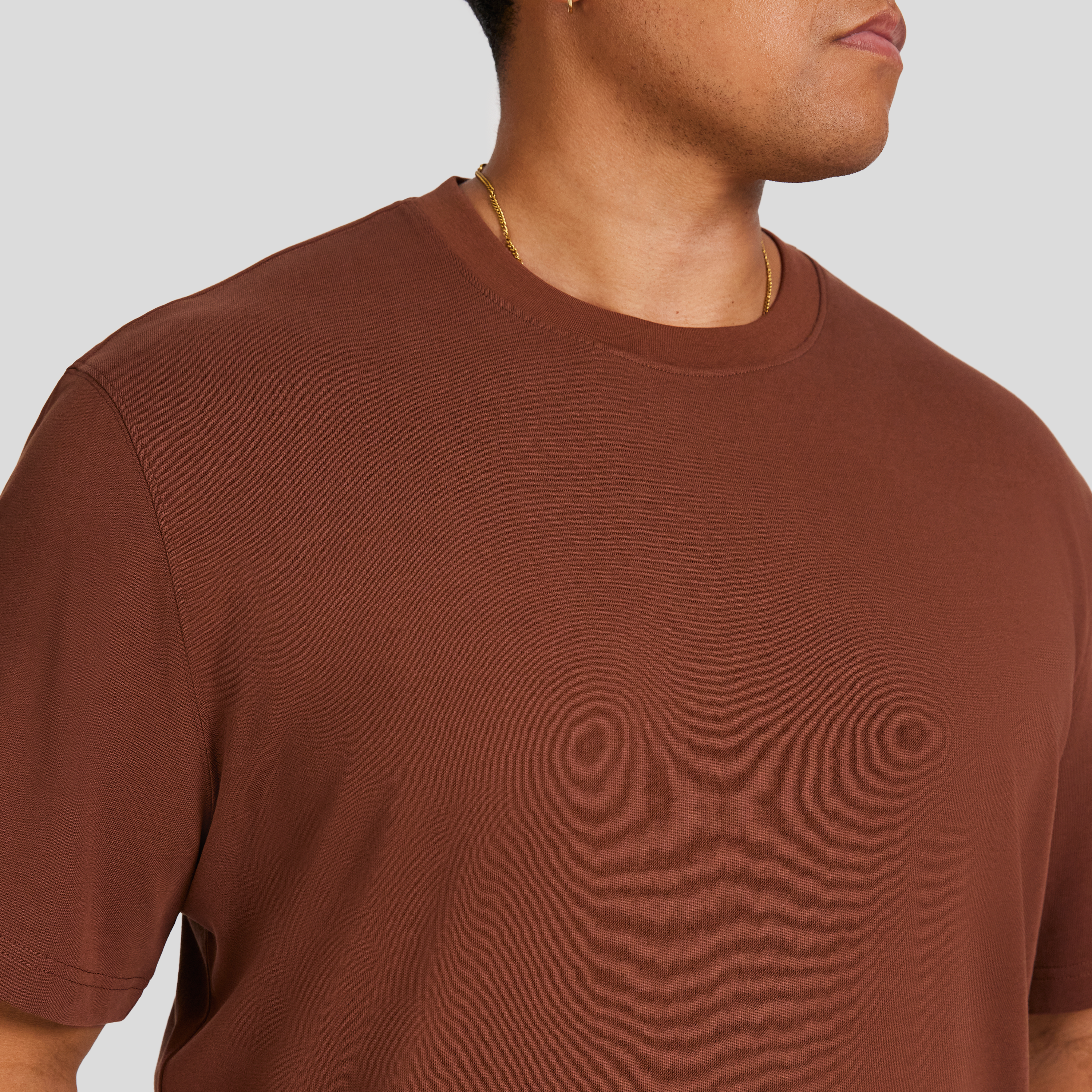 Chestnut Classic Heavy Weight Tee | Men's Tops | Johnny Bigg AU