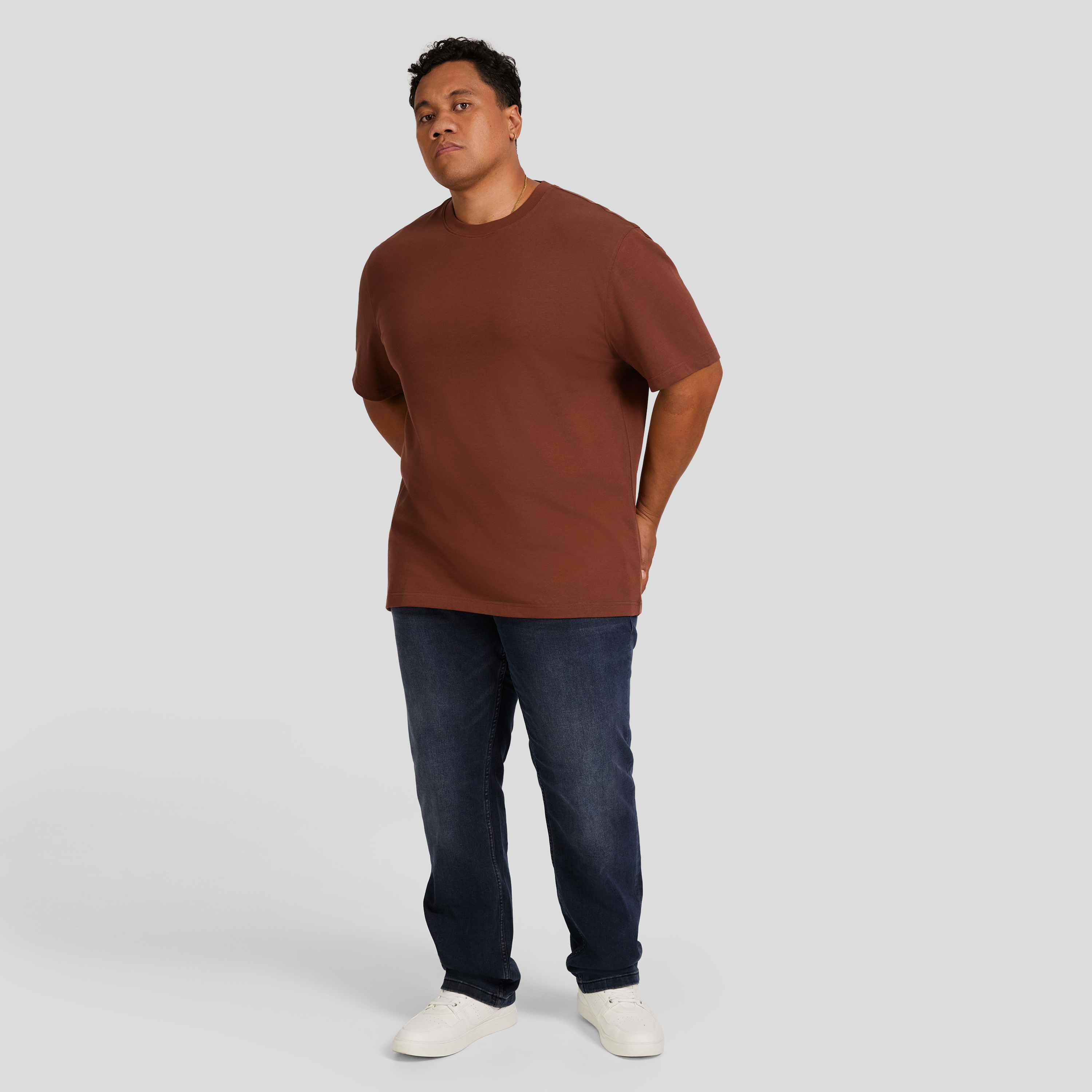 Chestnut Classic Heavy Weight Tee | Men's Tops | Johnny Bigg AU
