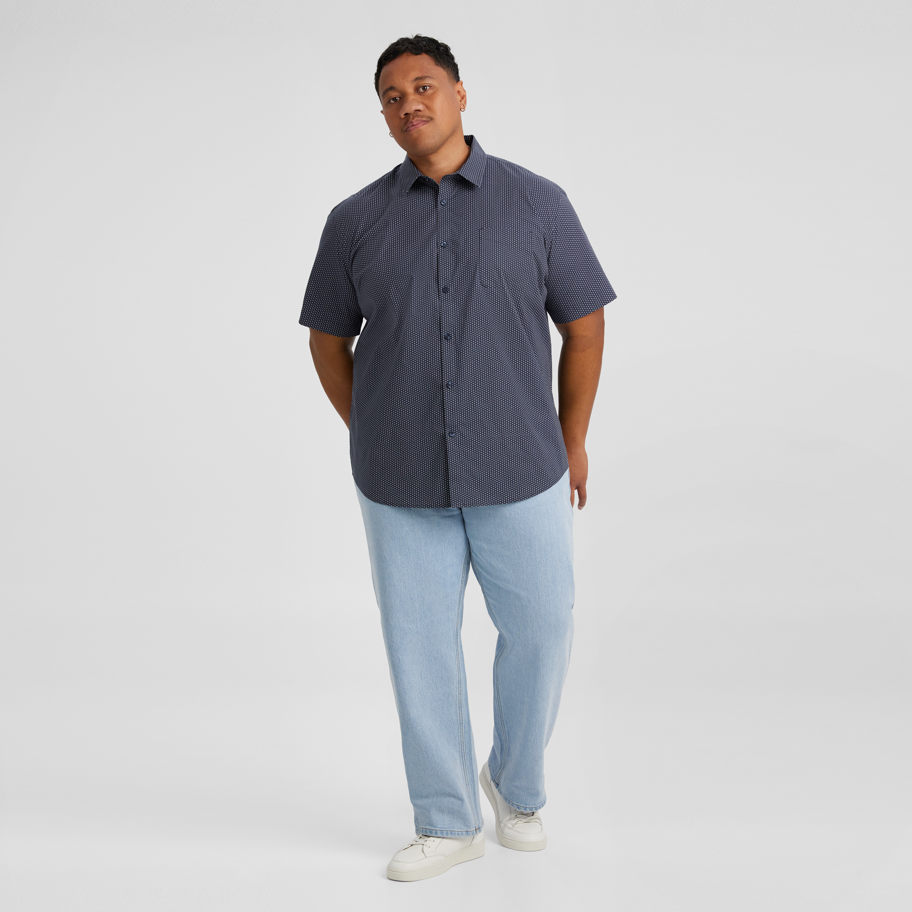 Ink Trilogy Stretch Shirt | Men's Tops | Johnny Bigg AU